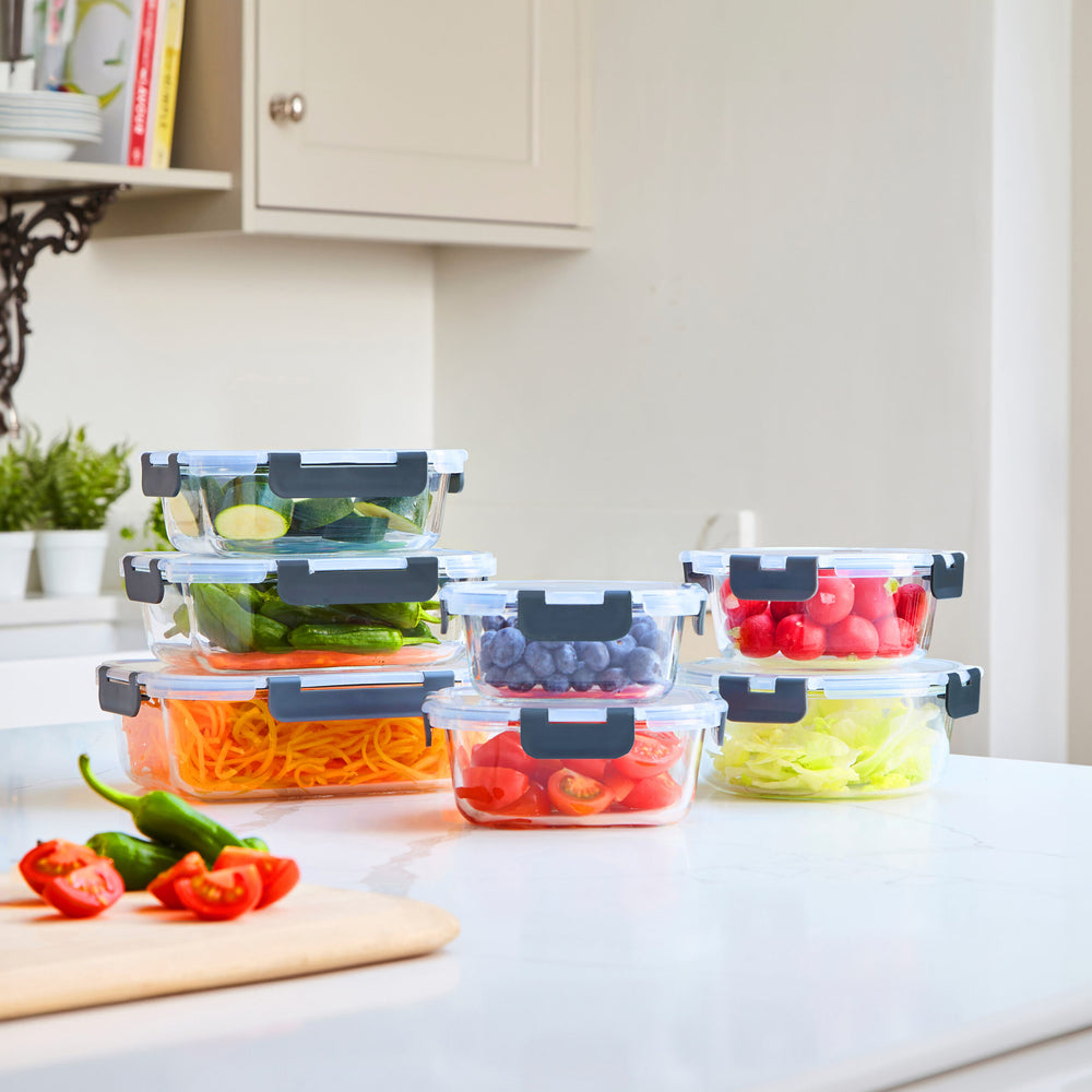 Neo 7 Glass Containers & 7 Lids Food Storage Set - 7 Piece – Neo Direct