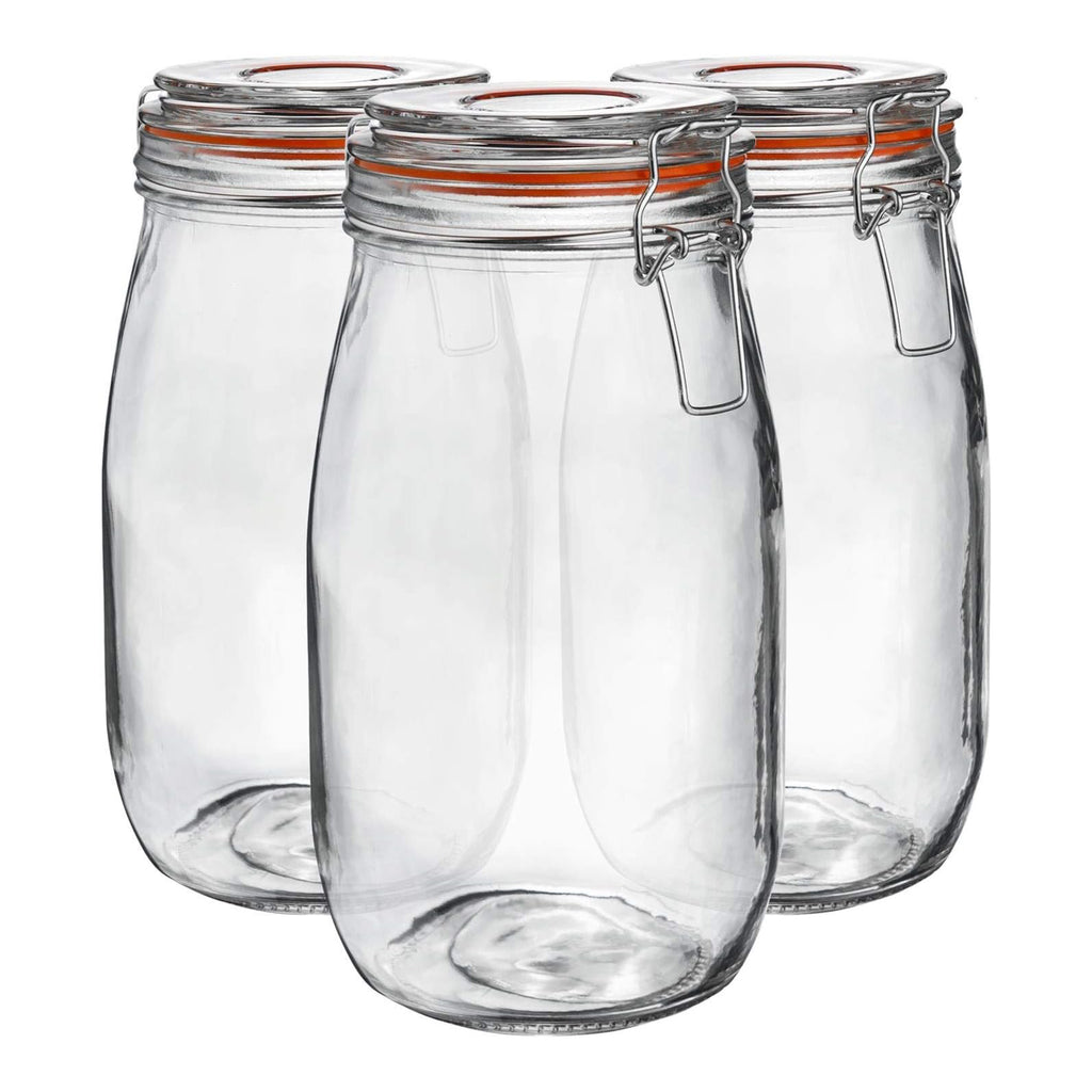 Neo 1.5L Pack of 3 Canisters with Airtight Silicone Seal Lids – Neo Direct