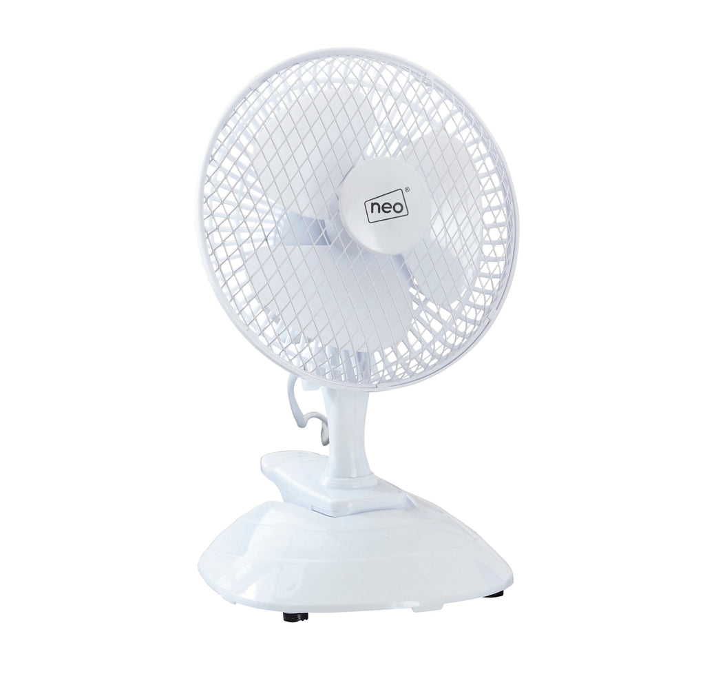 Neo Mini Clip Base Mount Desk Fan - White – Neo Direct