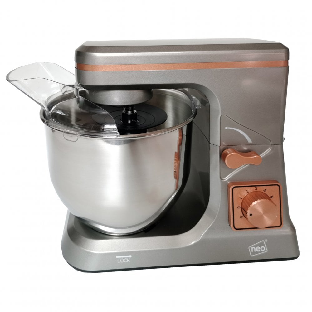 Neo Copper and Grey 5L 6 Speed 800W Electric Stand Food Mixer – Neo Direct