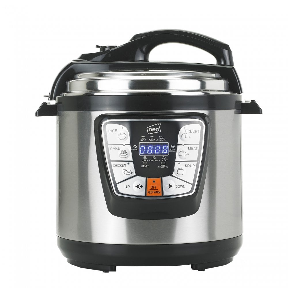Neo Stainless Steel 6L 8 Function Multi Pressure Cooker – Neo Direct