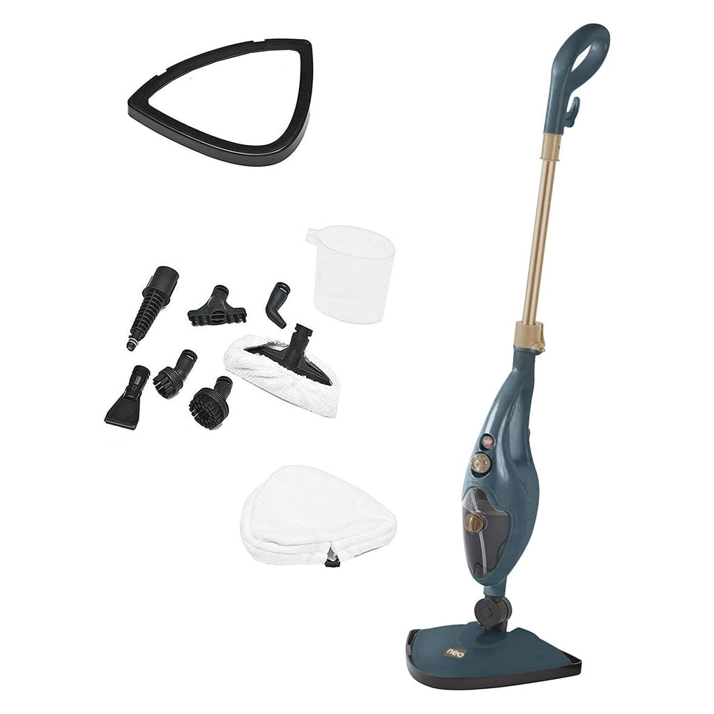 Neo Dark Grey Copper 10 in 1 1500W Hot Steam Mop Cleaner and Hand Stea ...